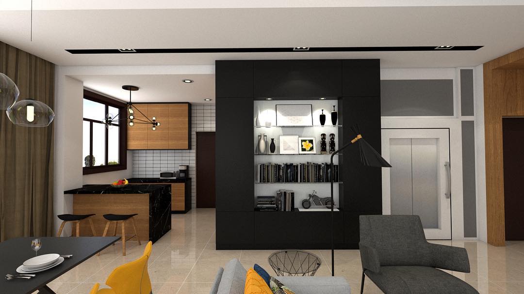 Single Storey Terrace House Interior Design Inside A Minimalist